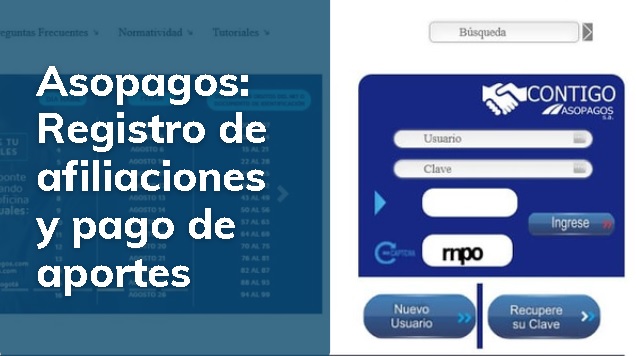 Asopagos: Consulta, liquidación y pago de afiliaciones