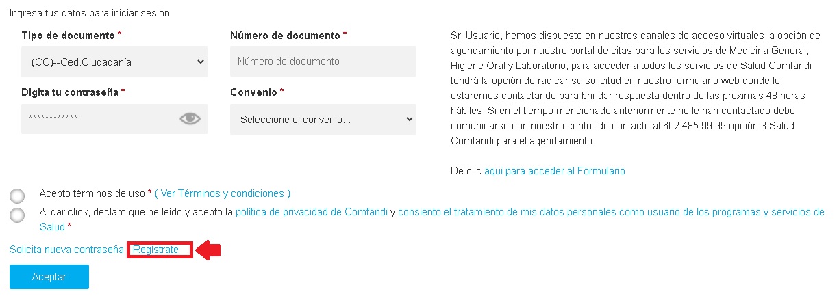 Comfandi: Cómo solicitar o cancelar citas médicas en línea
